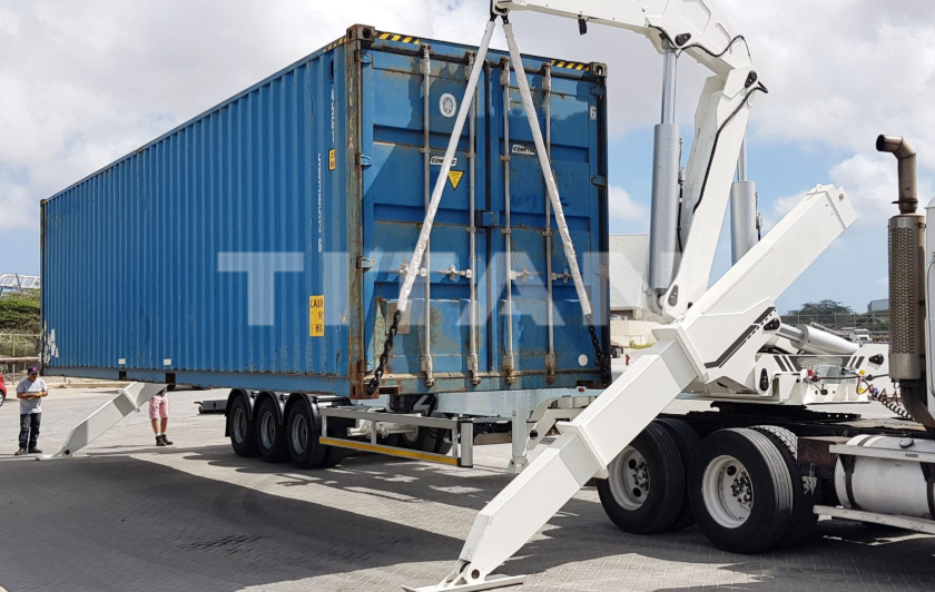 What Is A Container Side Lifter?-Application of Titan side loading trailer