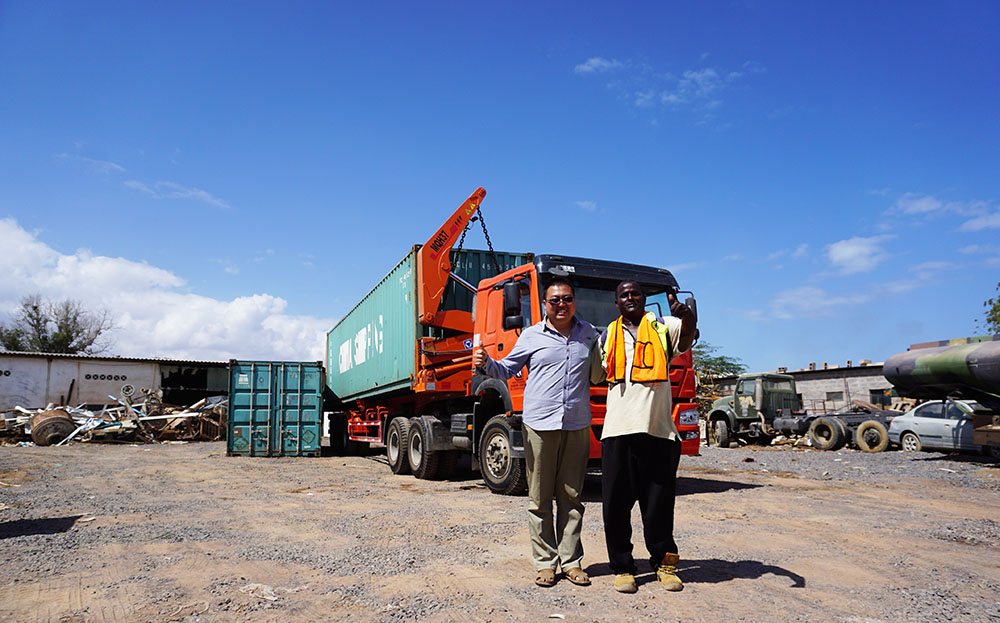 Side Lifter Side Loader Self Loading Container Chassis for sale ...