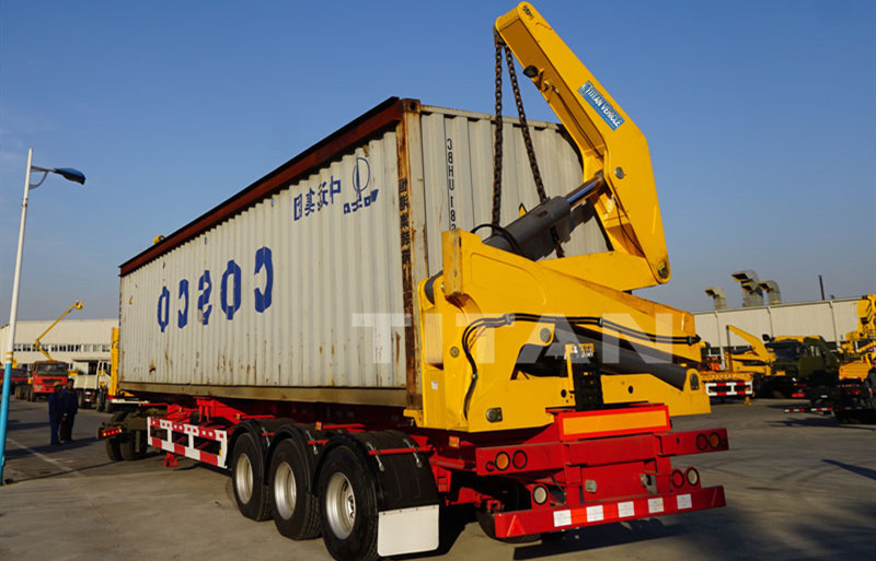 How do you attach a shipping container to a trailer?-Container Side ...