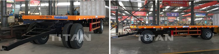 Drawbar Trailers | Flatbed Drawbar Trailer | Fuel Tank Full Trailer for ...