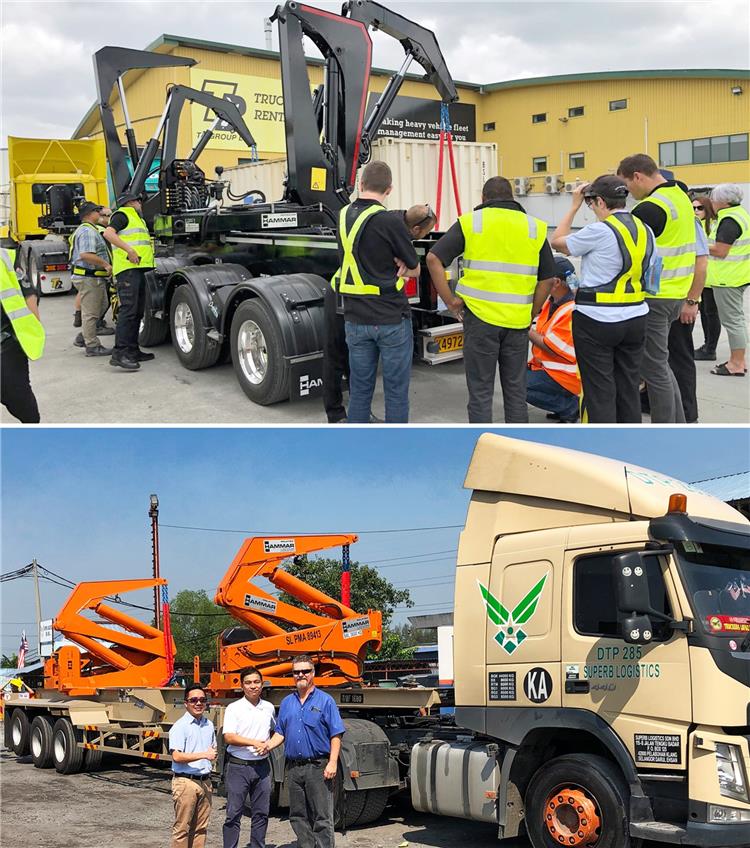 Hammar Sidelifter Trailer | Hammar Container Side Loader