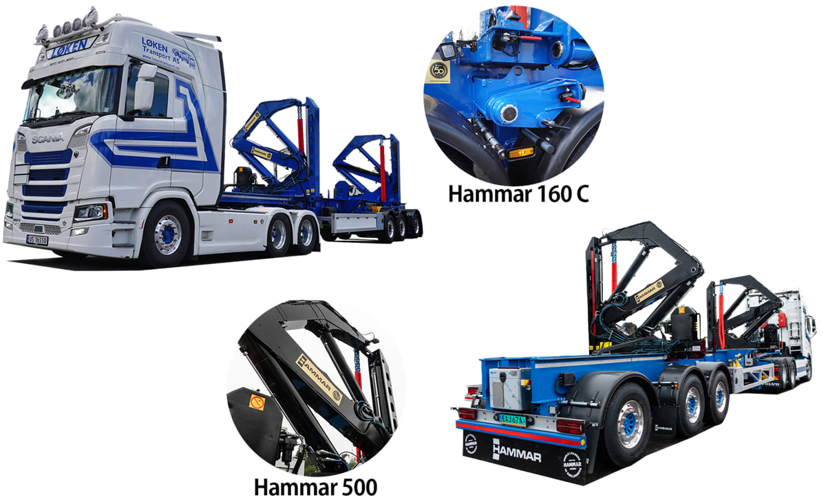 Hammar Side Loader for Sale | 195 HS/S Sidelifter Trailer Price - sidelifters.com