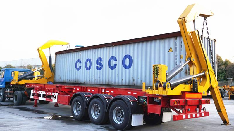 Side Loader Container Trailer for Sale