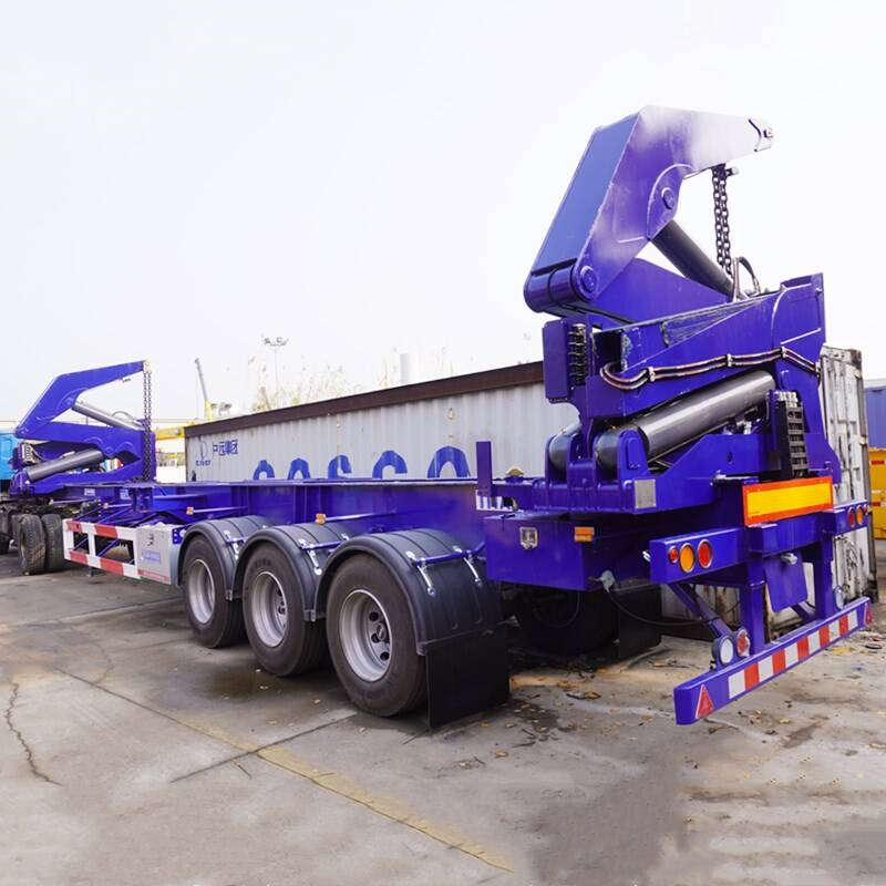 45ton Container Side Loader Crane Trailer for Sale
